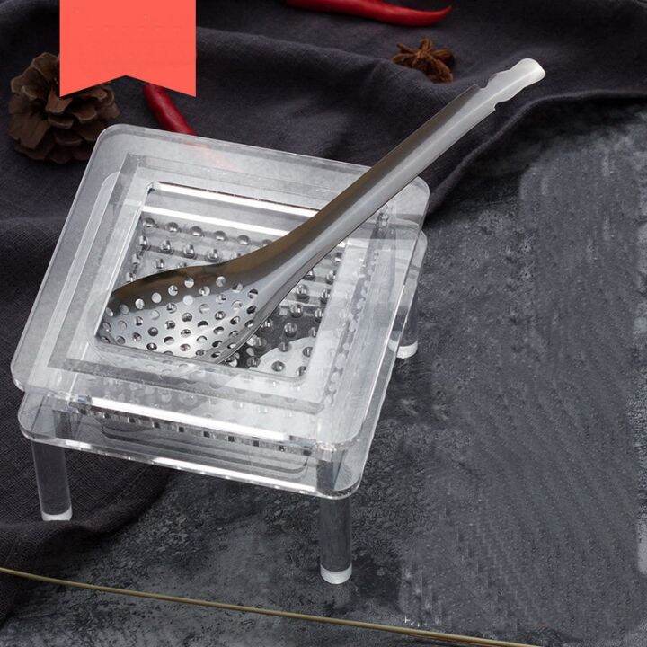 Acrylic Molecular Cuisine Caviar Builder 100-hole Roe Maker Tools ...
