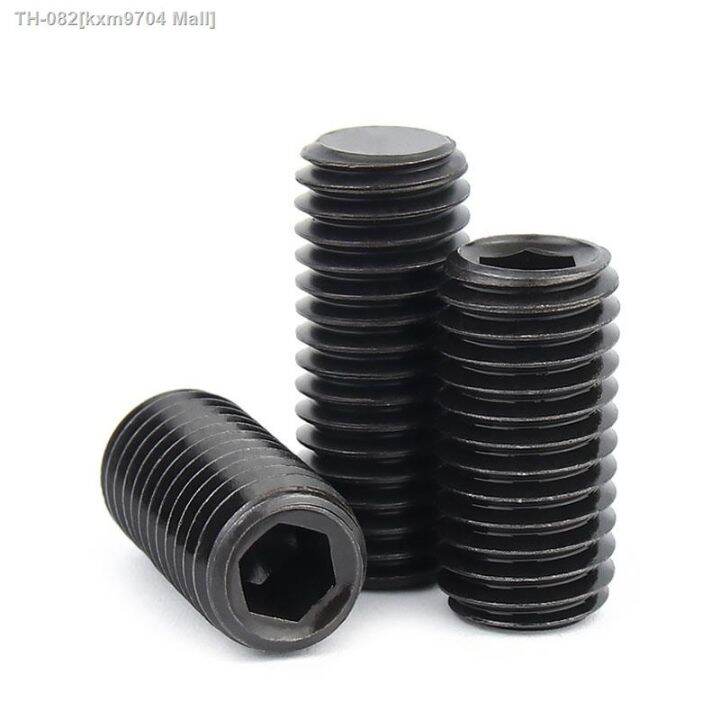 ↂ M2 M2.5 M3 M4 M5 M6 M8 M10 M12 M14 M16 Black Grade 12.9 Steel Hex Hexagon Socket Flat Point ...