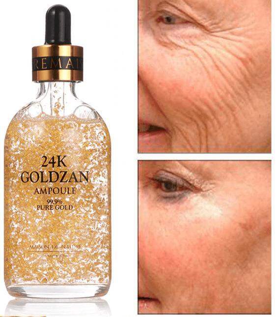 Mystic Potion Shop 24k Goldzan Ampoule 99.9% Pure Gold Essence Anti ...