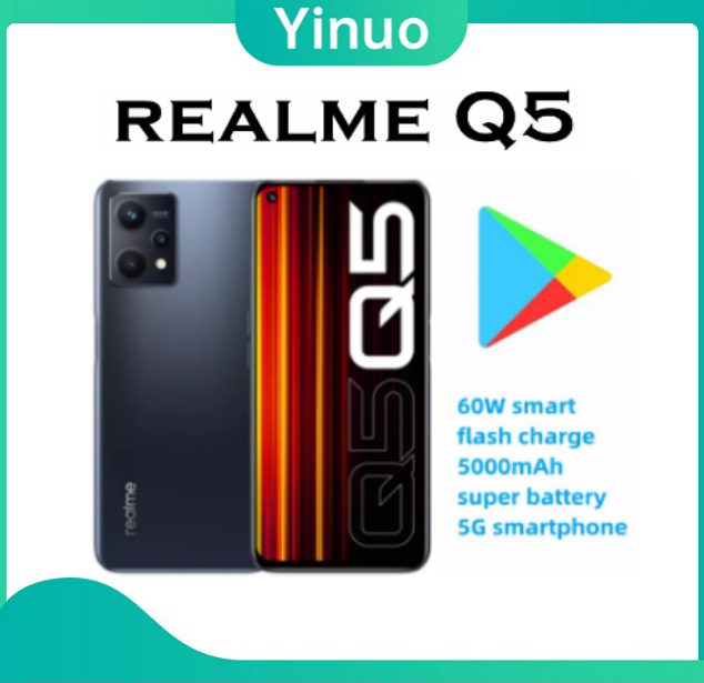 New Arrival realme Q5 5G Mobile Phone Snapdragon 695 Octa Core 6.6 inch ...