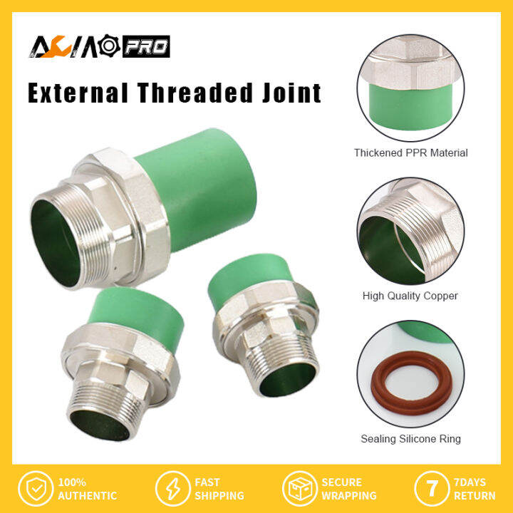 AumoPro 1PC PPR Male Union PPR Fittings MALE FEMALE ELBOW,MALE FEMALE COUPLING,MALE FEMALE TEE 1 ...