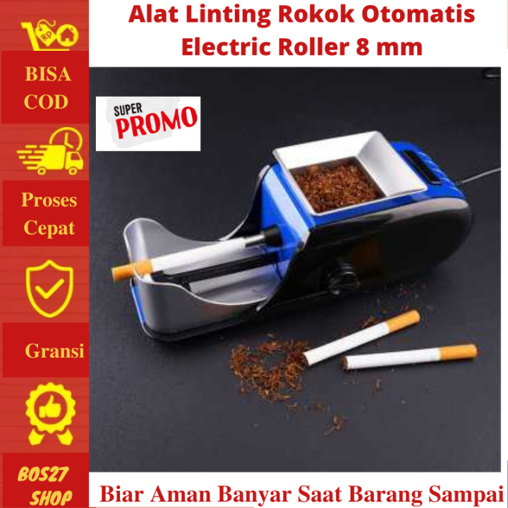 Alat Linting Rokok Otomatis Electric Roller 8 mm / Alat Penggulung ...
