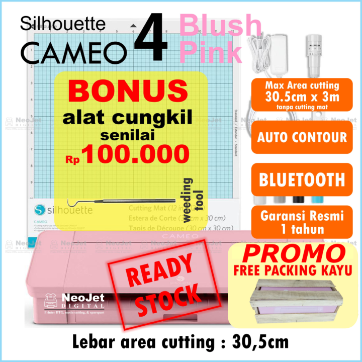 Mesin Cutting Sticker Polyflex Silhouette Cameo 4 Print & Cut Contour ...