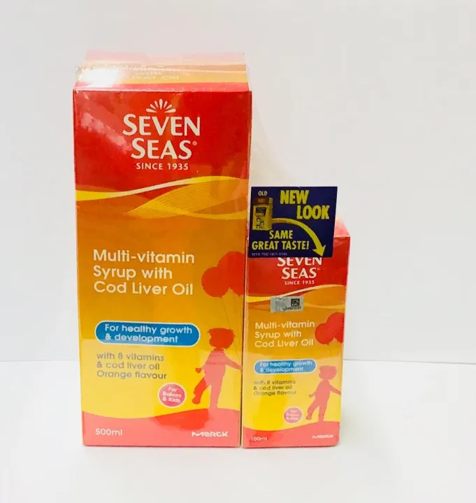 Seven Seas Multivitamins Syrup with Cod Liver Oil 500ml Free 100ml | Lazada