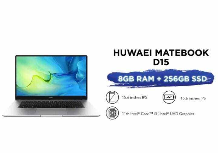 HUAWEI MateBook D15 i3 11th Gen [8GB RAM | 256GB ROM] 1 Year Warranty ...
