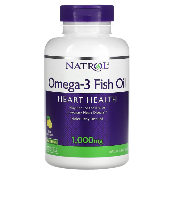 Natrol Omega-3 Fish Oil Lemon 1,000 mg 150 Softgels | Lazada PH