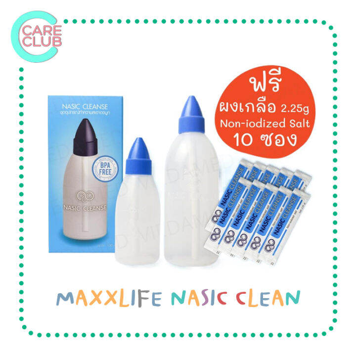 MaxxLife Nasic Clean 100 ML / 250 ML แมกซ์ ไลฟ์ นาซิค คลีน อุปกรณ์ล้าง ...