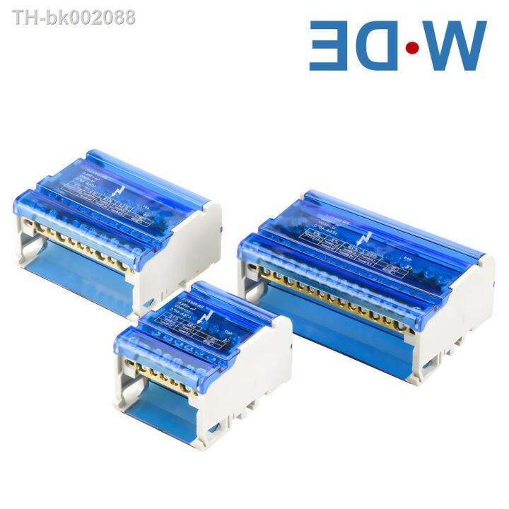 1 Piece WDH407/411/415 Screw Junction Modular Universal Wire Electrical Connector Din Rail ...
