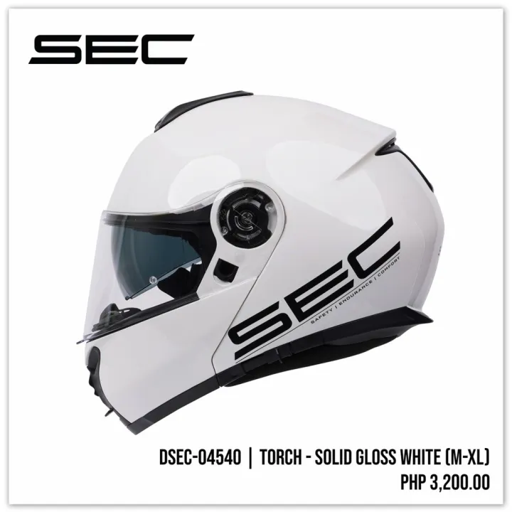 SEC Torch Dual Visor Modular Helmet | Lazada PH