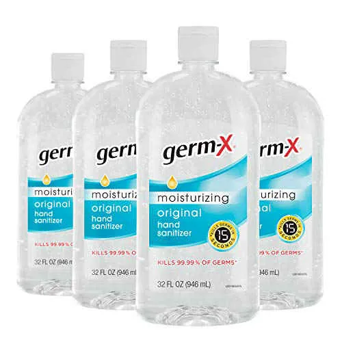 Germ-X Original Hand Sanitizer, Moisturizing Gel with Vitamin E, No ...