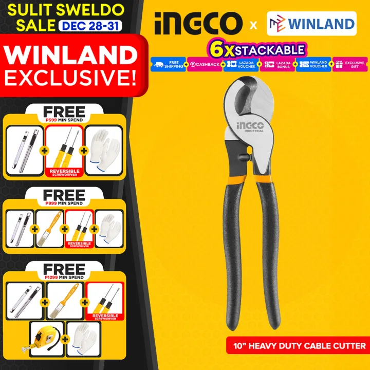 INGCO by Winland Heavy Duty Cable Cutter 10" (250mm) HHCCB0210 | Lazada PH
