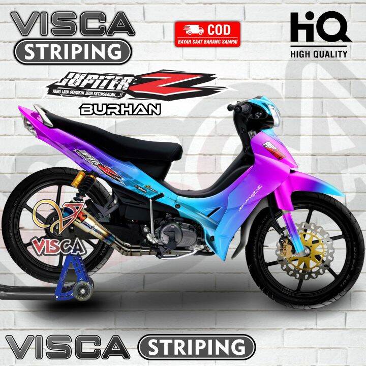 Stiker Striping Jupiter Z Burhan Fullbody Variasi Bunglon | Lazada ...