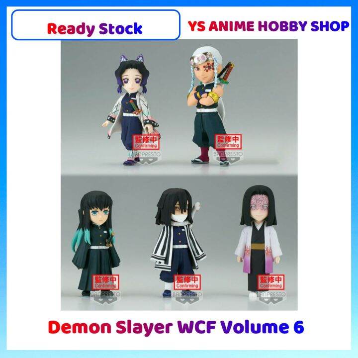 【Ready Stok】Bandai Banpresto Demon Slayer Wcf Volume 6 Shinobu Tengen Uzui Muichiro Obanai ...