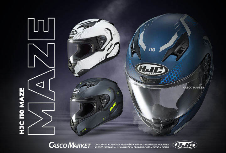 HJC i10 MAZE FULL FACE MOTORCYCLE HELMET | Lazada PH