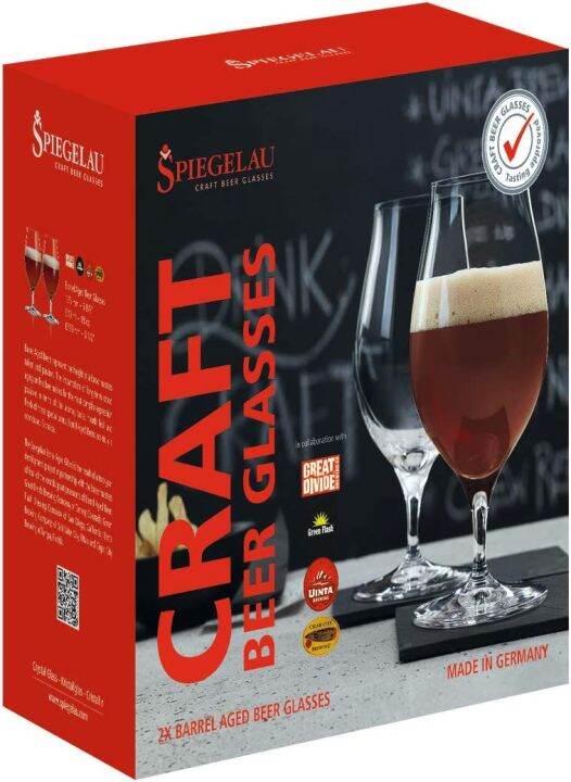 Spiegelau Craft beer glass (set 2ชิ้น) Barrel Aged แก้วipa แก้วเบียร์ แก้วเบียร์คราฟ คราฟเบียร์ ...