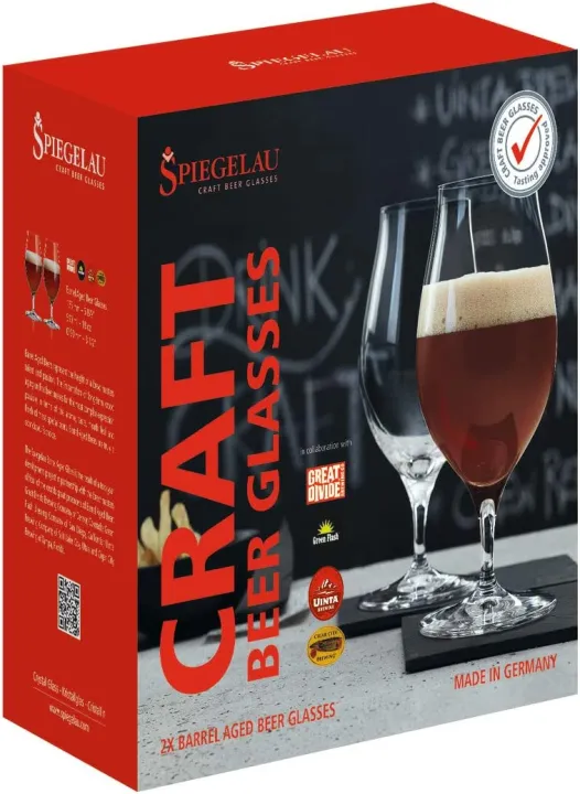 Spiegelau Craft beer glass (set 2ชิ้น) แก้วipa แก้วเบียร์ แก้วเบียร์คราฟ คราฟเบียร์ แก้วไวน์ ...