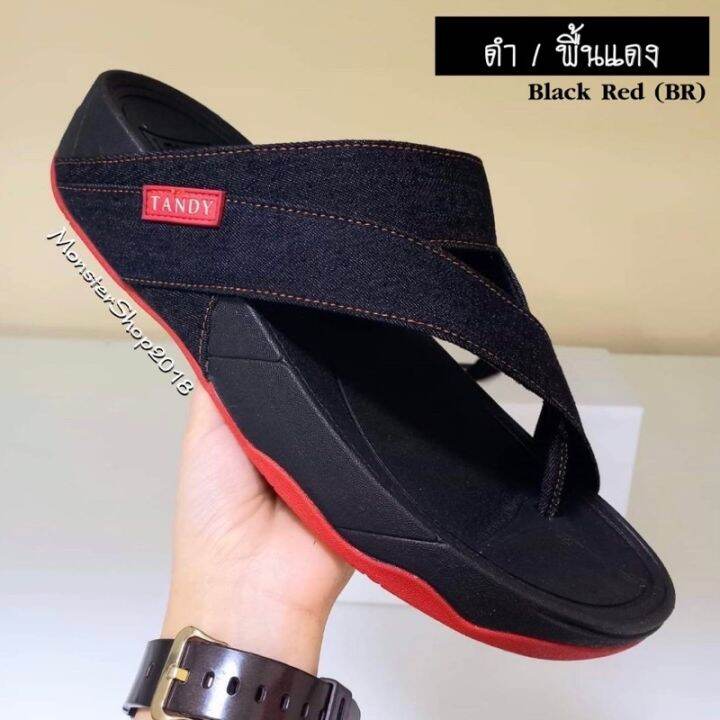 (แท้ล้าน%) Tandy Weave Denim : Black/Red | Lazada.co.th