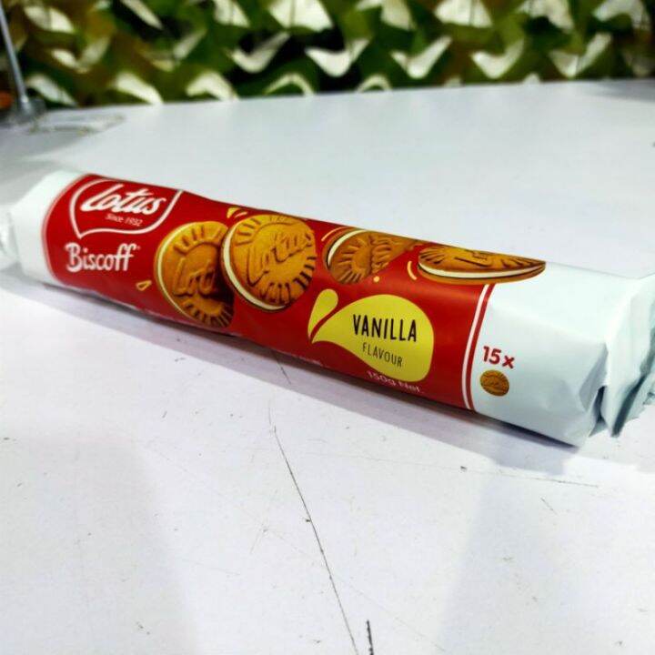 Lotus Biscoff Caramelised Sandwich Biscuits Cookies 15's (150g) with ...