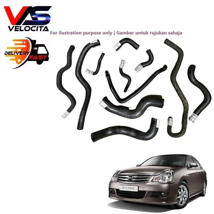 OEM RADIATOR HOSE SET NISSAN SYLPHY 2.0 G11L 2008-2013 | Lazada