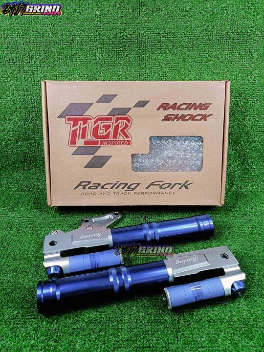 SUZUKI RAIDER 150 TTGR RACING FRONT SHOCK OUTTER TUBE ONLY BLUE MADE IN ...