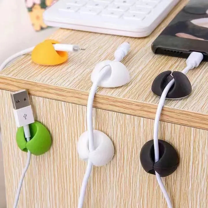 Cable Reel Organizer Desktop Clip Cord Management Headphone Wire Holder ...