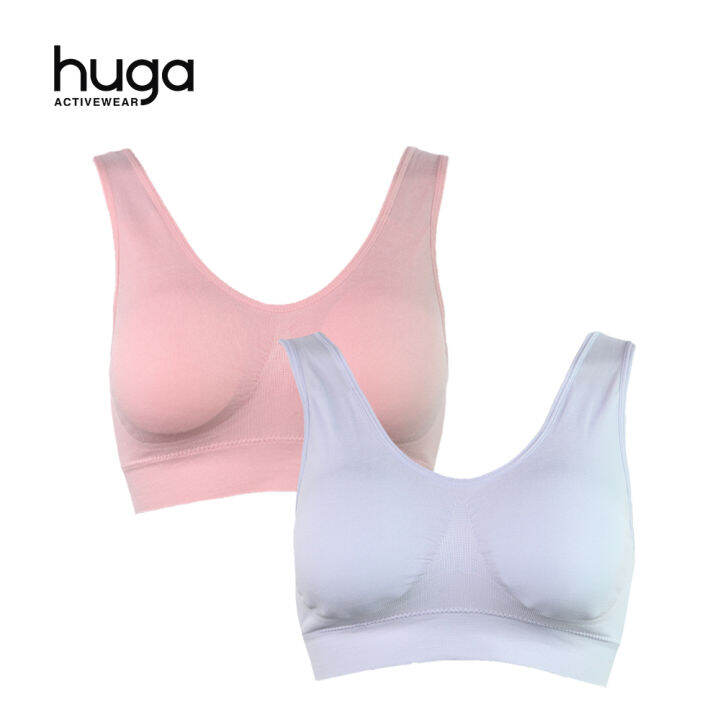 2 in 1 SIMPLY FIDELIA BY HUGA Seamless Daily Bra Nonwire Bra Comfort ...
