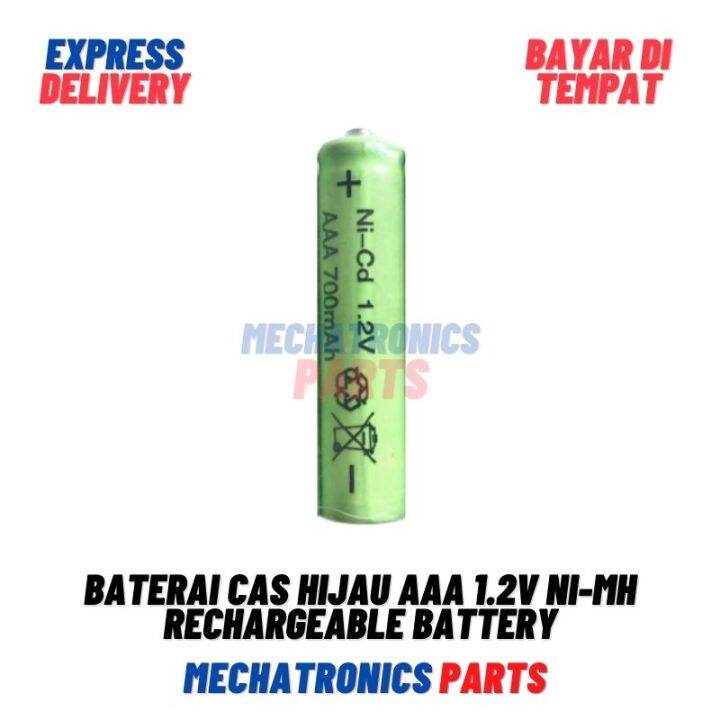 Baterai Cas Hijau AAA 1.2v Ni-MH Rechargeable Battery | Lazada Indonesia