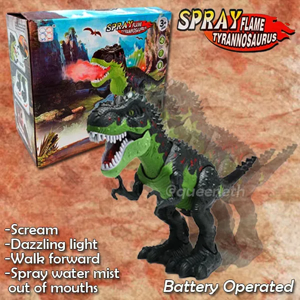 Tyrannosaurus Dinosaur Spray Flame Toys Walking Dinosaur Toys Sale with ...