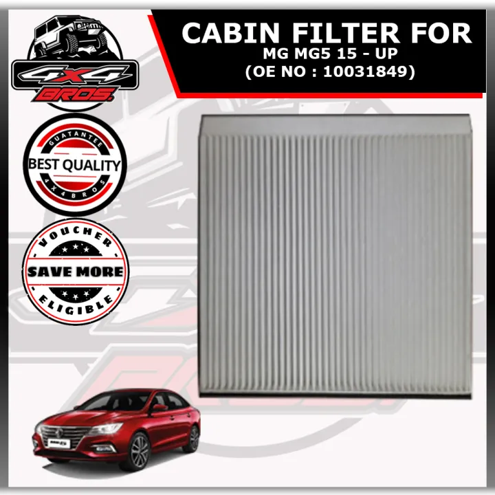 CABIN FILTER For MG MG5 2015-ONWARDS(10031849) | Lazada PH