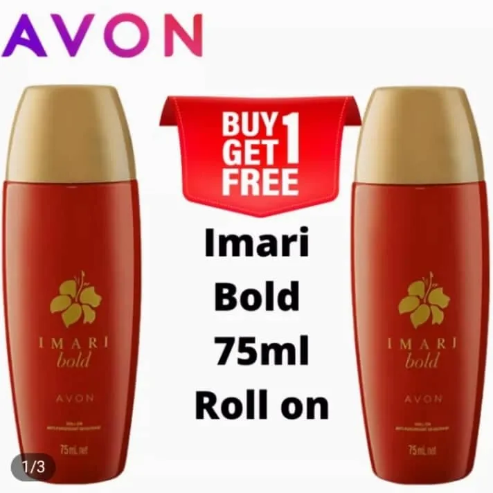 Avon Imari Bold Roll-On Deodorant buy1 take1 75ml | Lazada PH