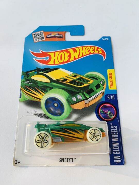 HOTWHEELS HOT WHEELS SPECTYTE HIJAU HW GLOW WHEELS SKALA 1 : 64 DIECAST ...