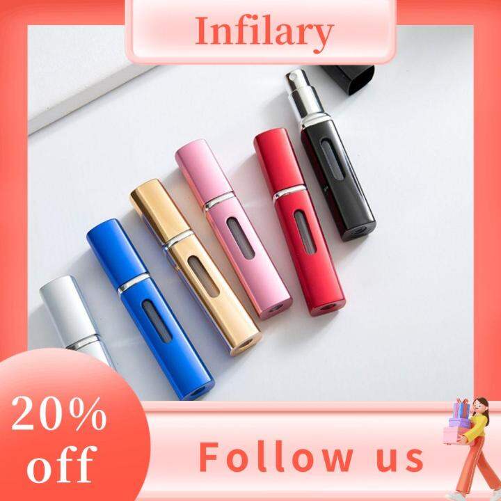 INFILARY Refillable Perfume Bottle With Spray Glass Bottle Mini Split ...