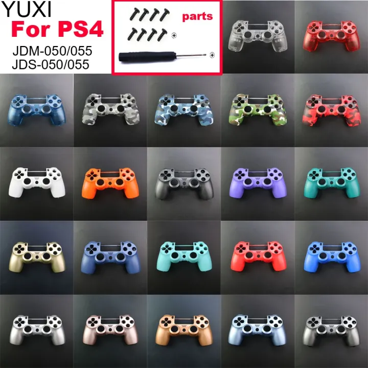 {Hot} YUXI 1เซ็ตสำหรับ PS4 Pro JDM 050 JDM 055 JDS 055 JDS 050ควบคุมแผงเปลือกด้านหน้าด้วยอุปกรณ์ ...