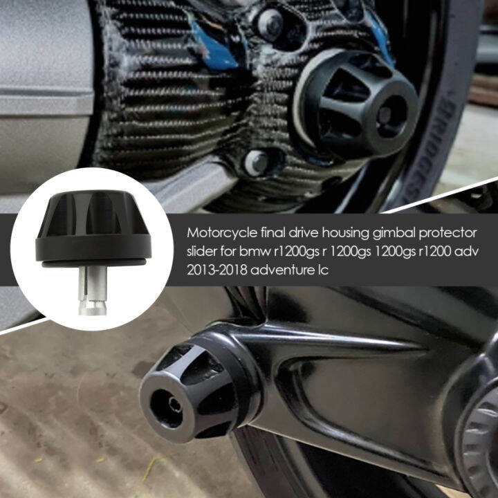 Motorcycle final drive housing gimbal protector slider for bmw r1200gs ...