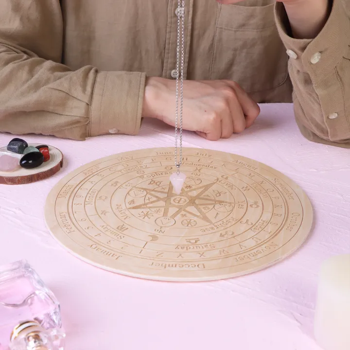 Qungkun Joli Pendulum Board for Divination Metaphysical Message Board ...