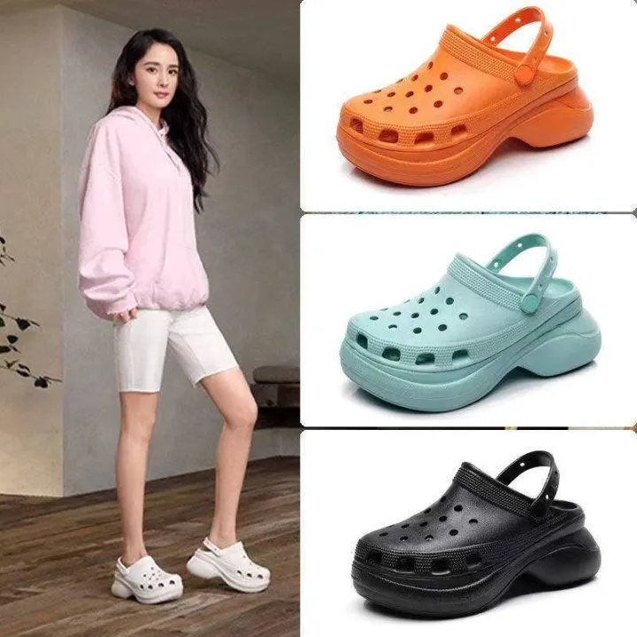 NEW KOREAN SYTLE CROCS BAE CLOGS WEDGES VENTED FOR WOMEN korean to ...