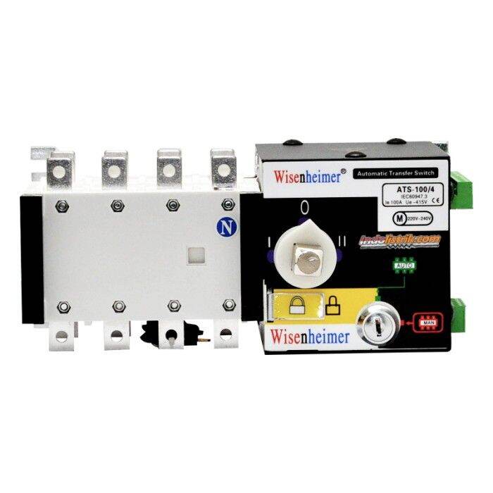 Change Over Switch 4 P 100A Motorized COS Ohm Saklar 100 A Wisenheimer ...