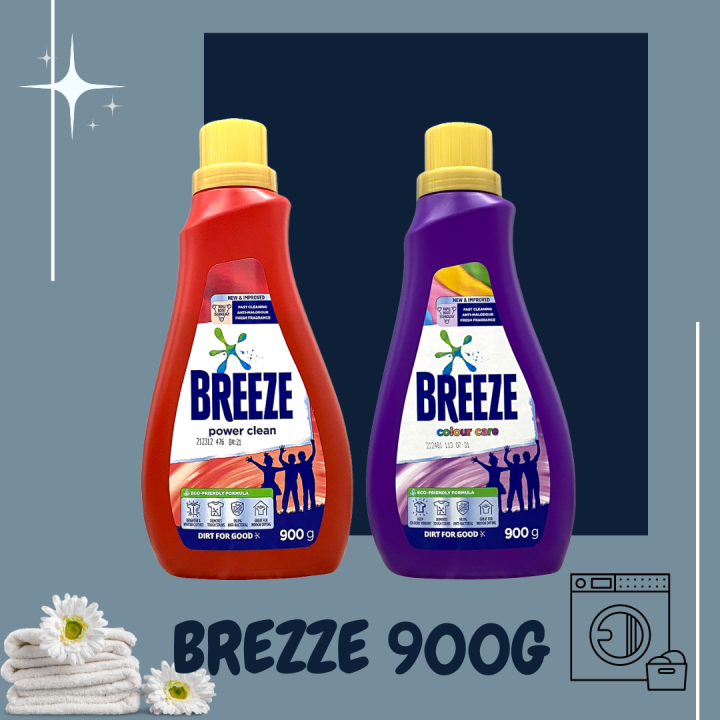 Breeze Liquid Detergent Power Clean/ Colour Care -900 g | Lazada