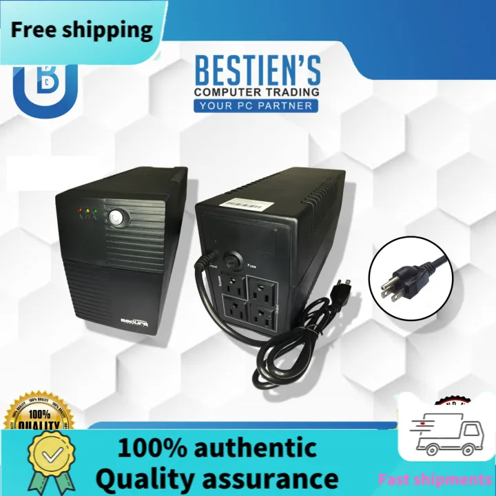 UPS 650VA-360WATTS SECURE (UNINTERRUPTED POWER SUPPLY), 220VAC/ 360 ...