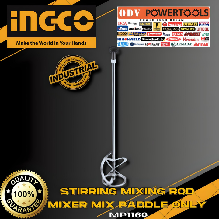 Ingco MP1160 Stirring Mixing Rod Mixer Mix Paddle Only 160mm for ...