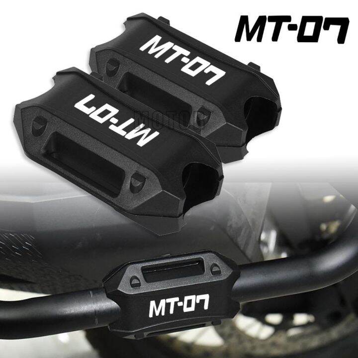 MT07 logo Motor 25MM Engine Bumper Decorative Guard Block Crash bar ...
