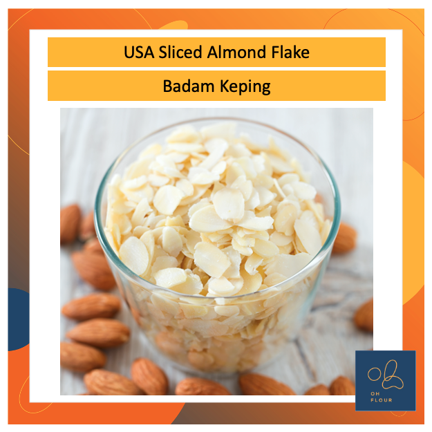 USA Almond Slice Flake / Badam Hiris / 杏仁片 | Lazada