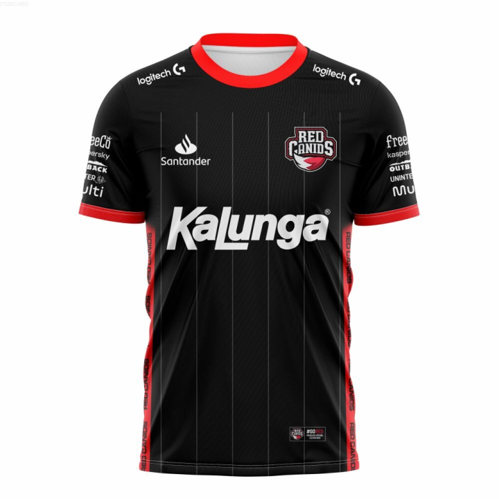 Uniforme - RED CANIDS 2023 - PRETO - League of Legends（free custom name ...