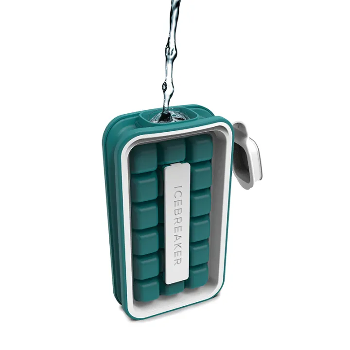 Denmark ICEBREAKER POP Ice Box Mould with lid Creative silicone ...