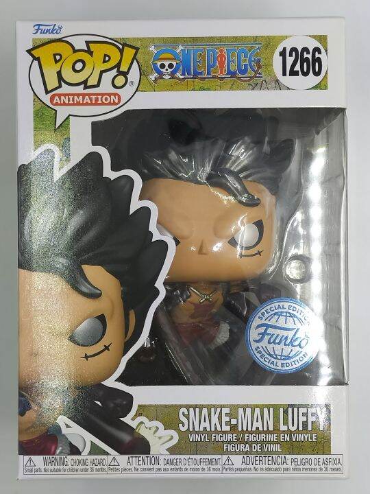 Funko Pop One Piece - Snake Man Luffy [ Metallic ] #1266 | Lazada.co.th