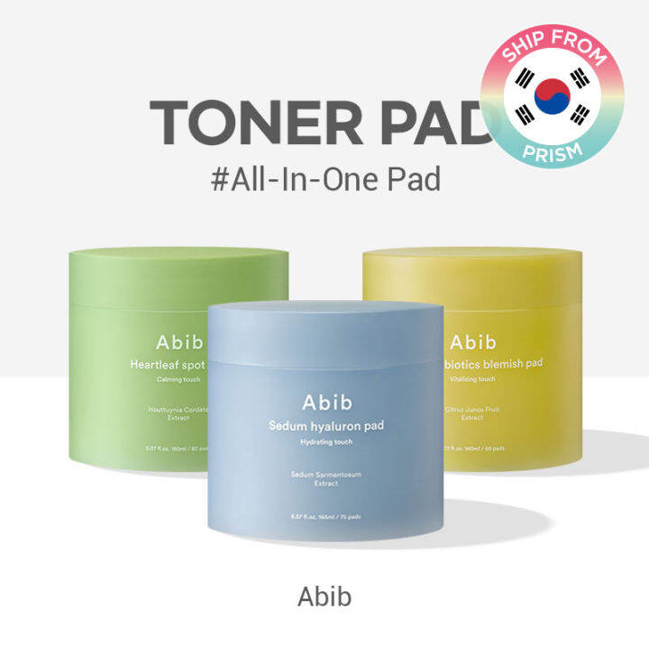 Abib Heartleaf / Sedum Hyaluron / Yuja Probiotics Blemish / Pine Needle ...