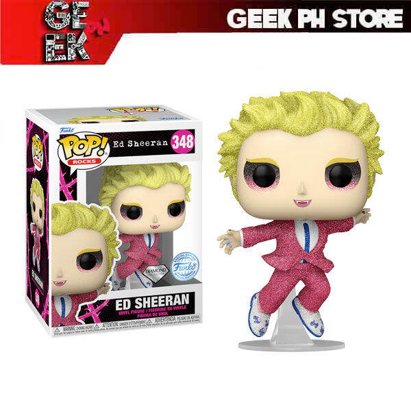 Funko Pop Rocks Ed Sheeran Bad Habits Diamond Glitter Special Edition ...