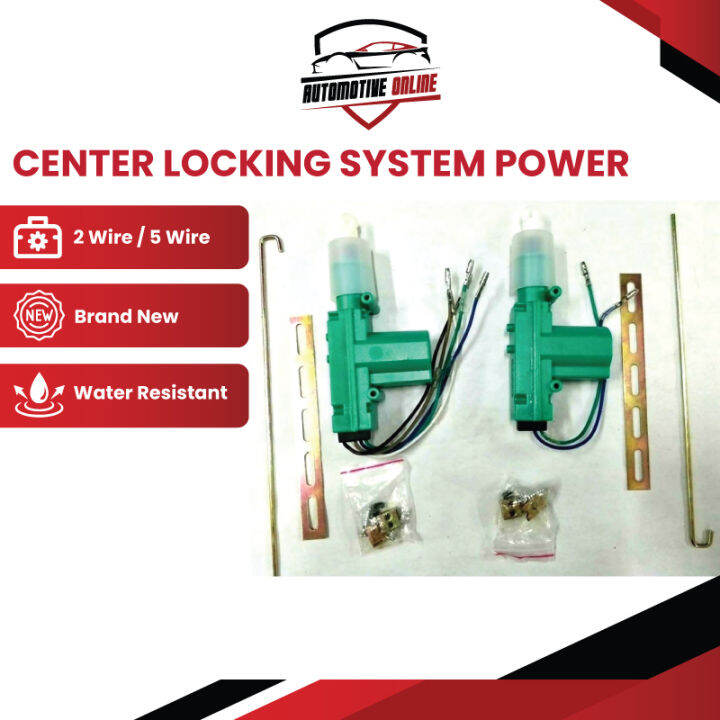 Universal Car Center Locking System Power Door Actuator- 2 Wire/ 5 Wire ...