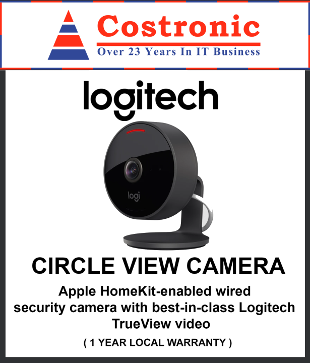 Logitech Circle View Weatherproof Wired Home Security Camera | Lazada ...