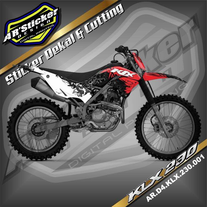 Sticker Decal KLX 230 Full Body - Stiker Dekal Motor Kawasaki KLX 230 ...